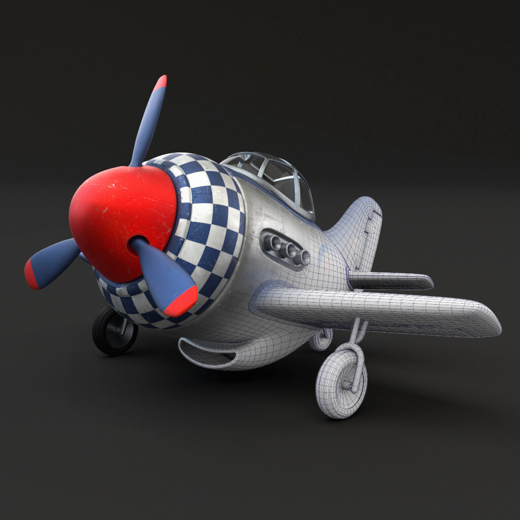 ArtStation - Stylized Plane