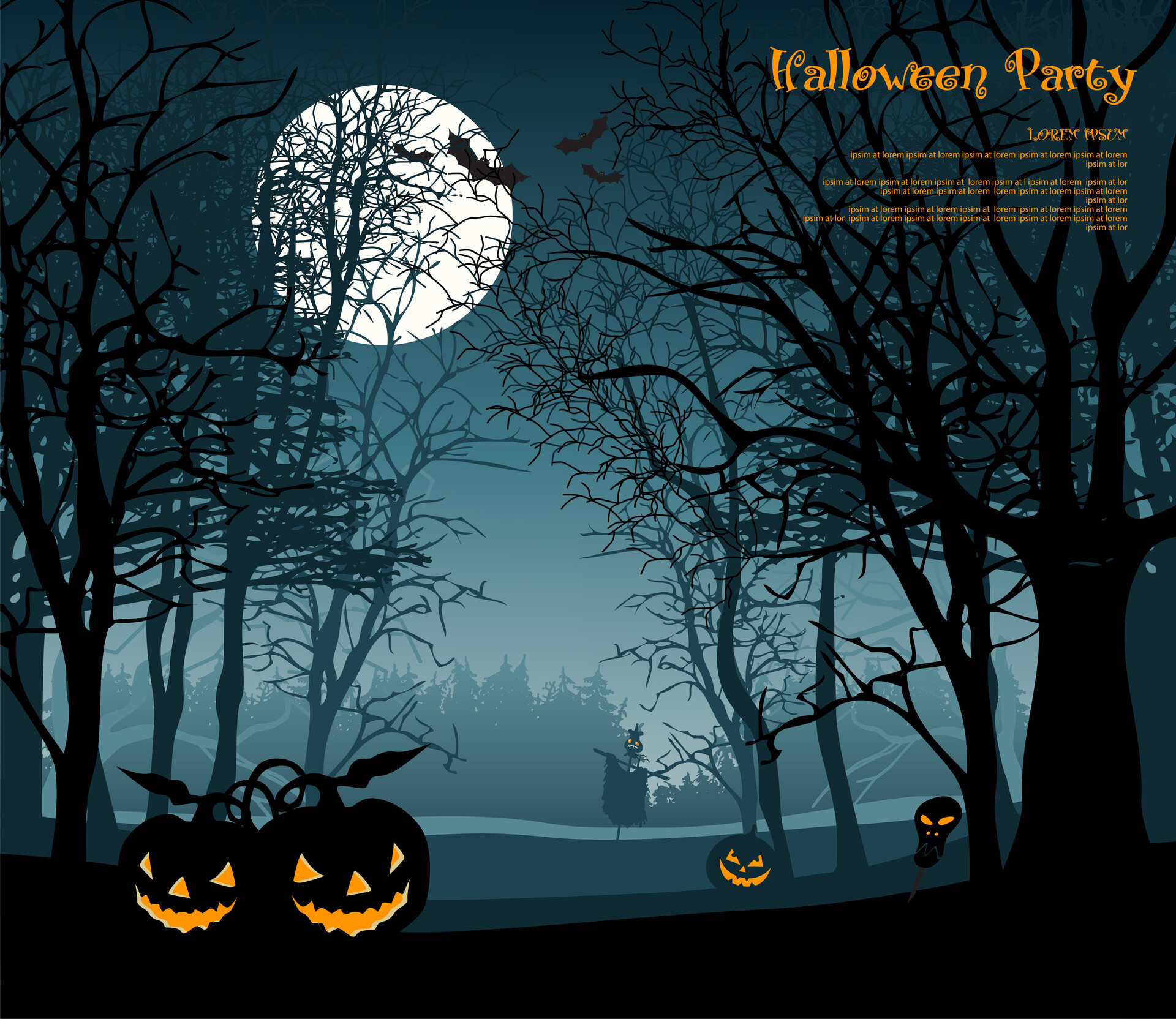 ArtStation - Halloween forest package