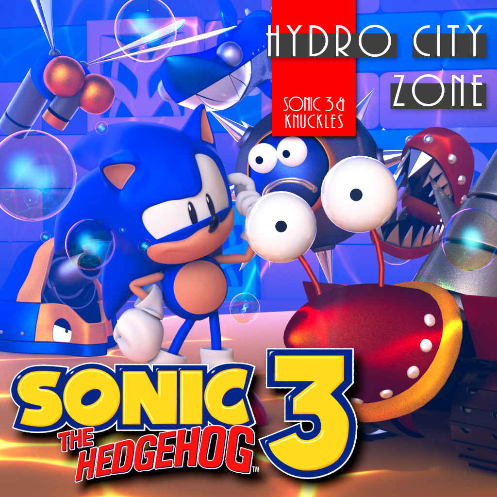 ArtStation - Sonic the Hedgehog 3 - Hydro City Zone Diorama and Badniks