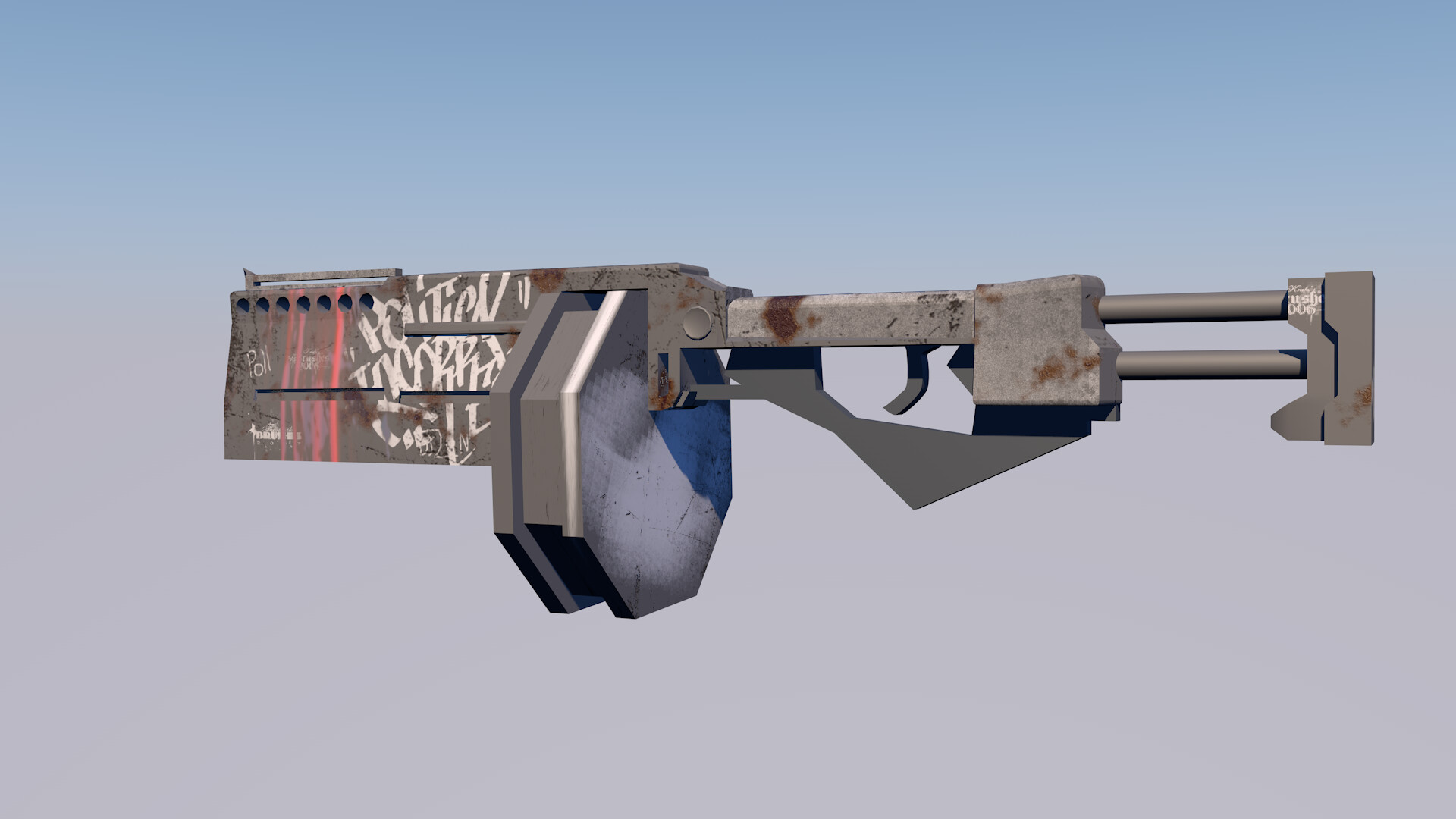 ArtStation - Russian rusks (Модель дробовика)