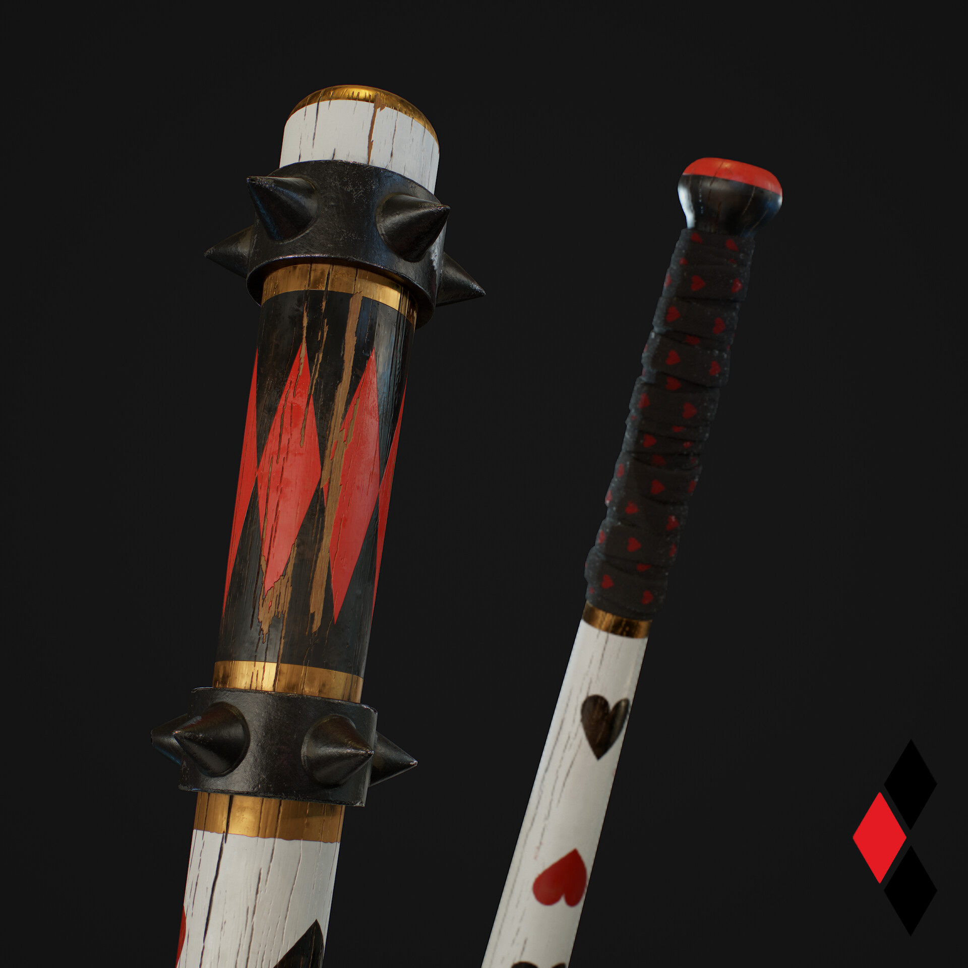 ArtStation - Harley Quinn - Baseball Bat