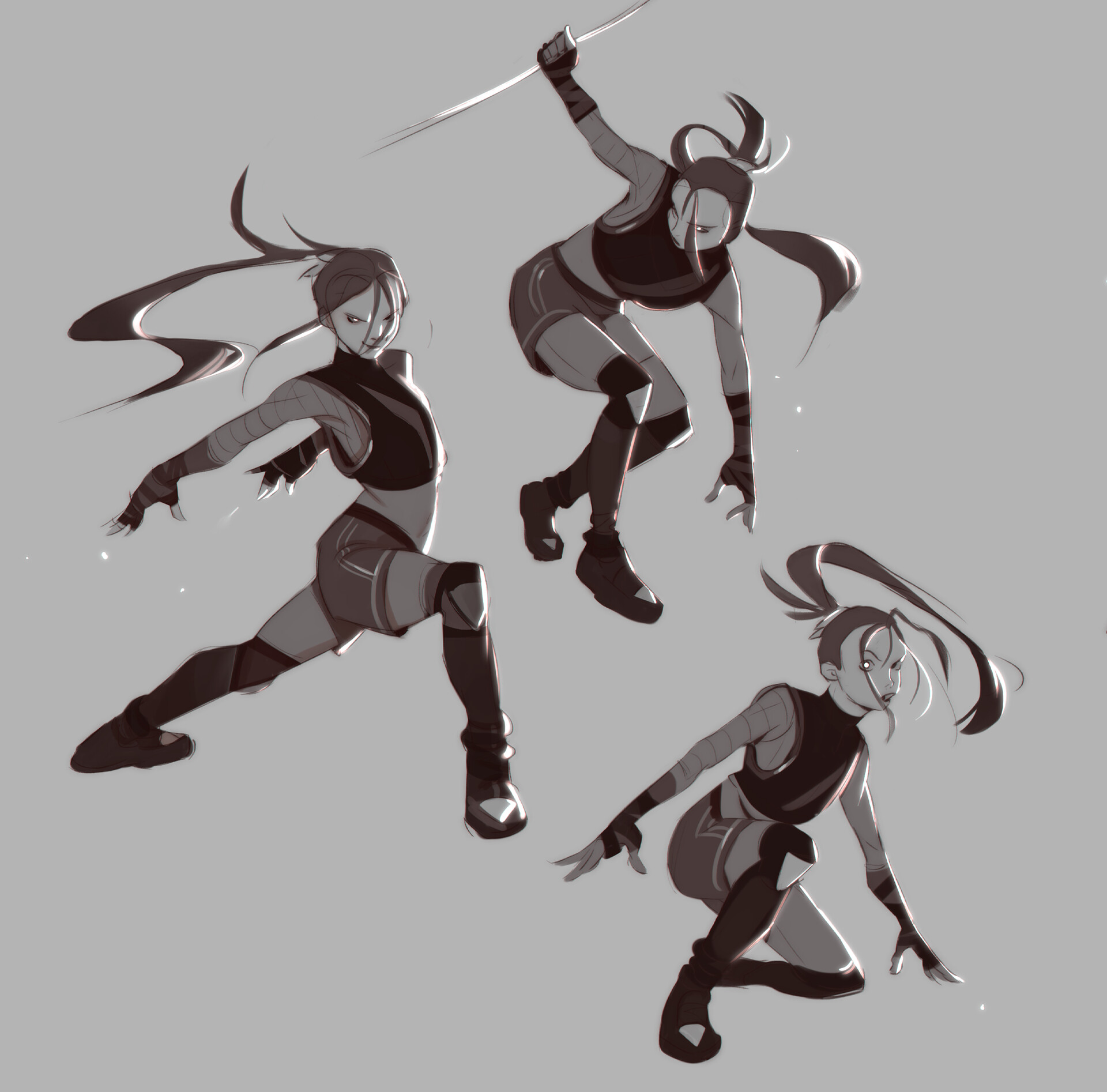 ArtStation - funky girl