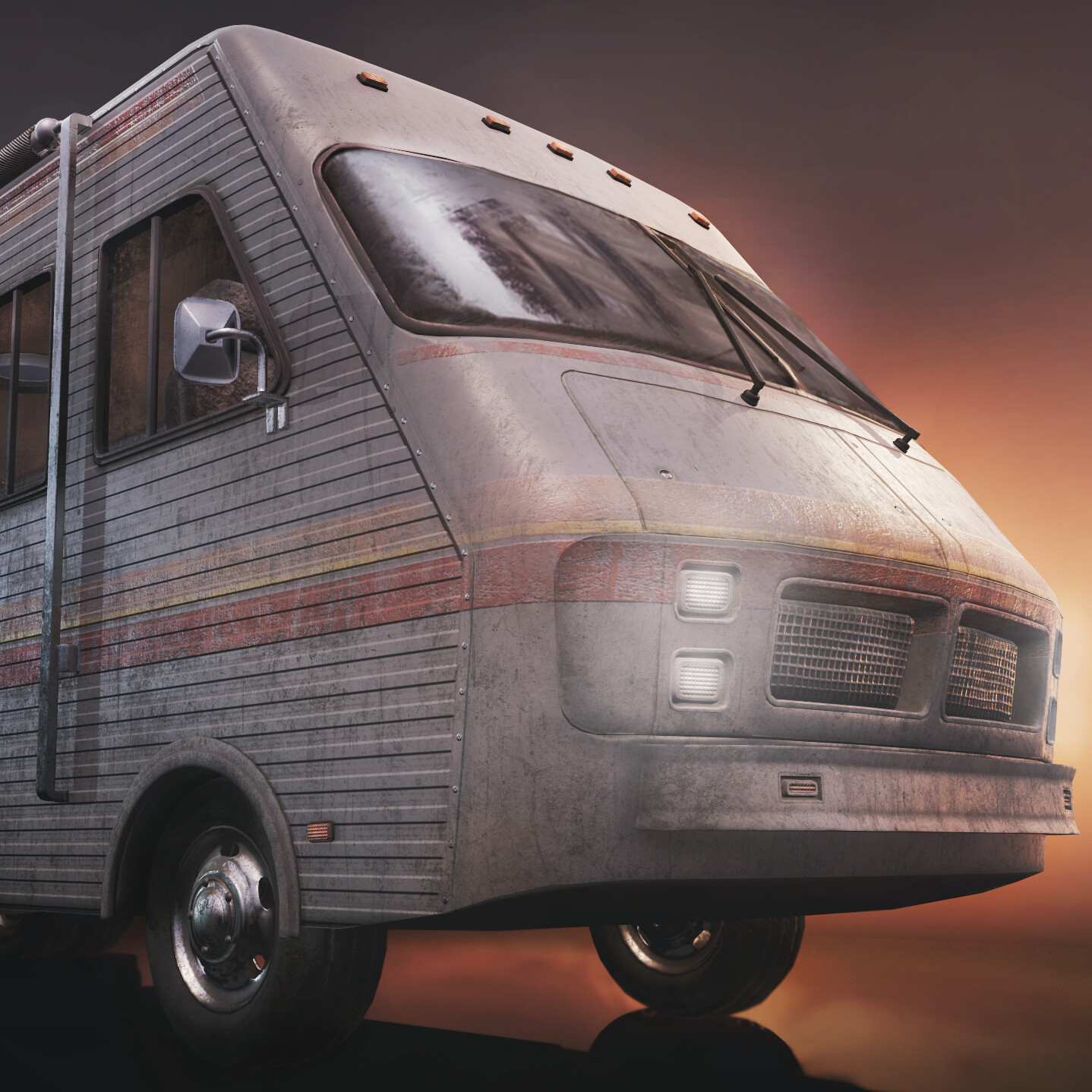 ArtStation - 1986 Fleetwood Bounder RV from Breaking Bad