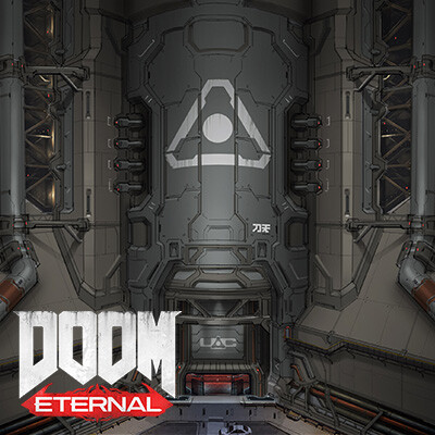 ArtStation - DOOM Eternal - Arc Facility Tower Detail