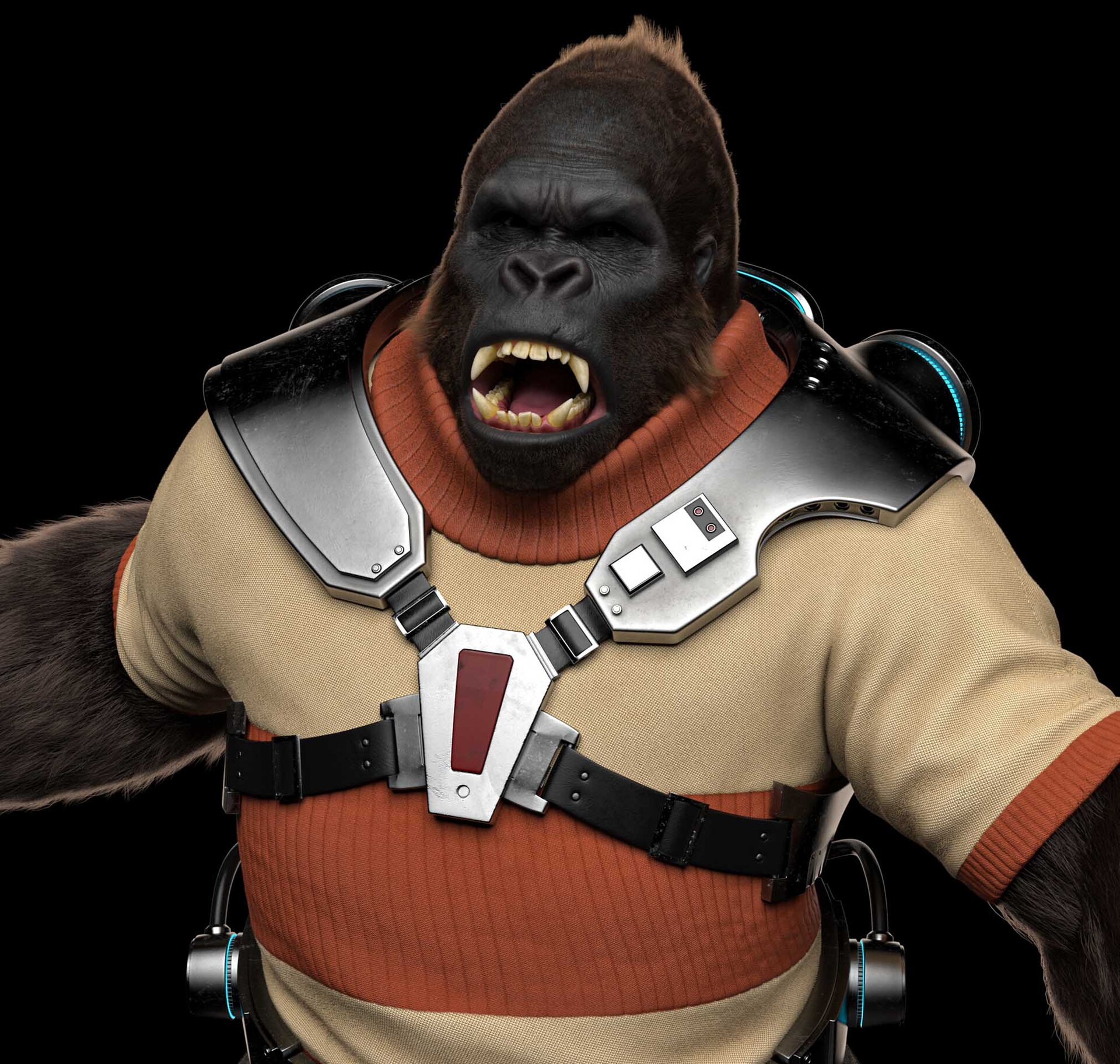 ArtStation - Gorilla - Cinematic Character