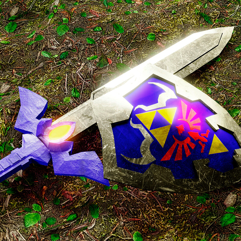 ArtStation - Master Sword & Shield