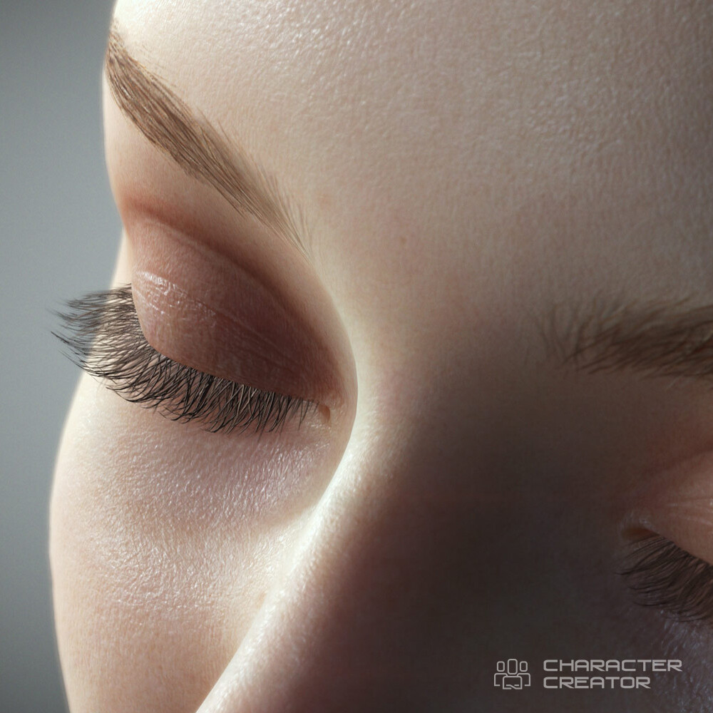 ArtStation - Realistic Skin Effect: Eyelashes