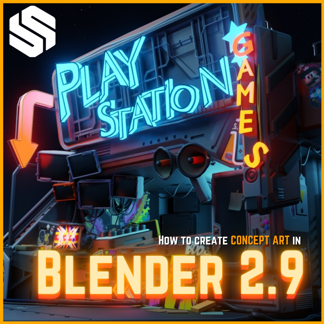 ArtStation - How A Ubisoft Concept Artist Uses Blender to Create ...