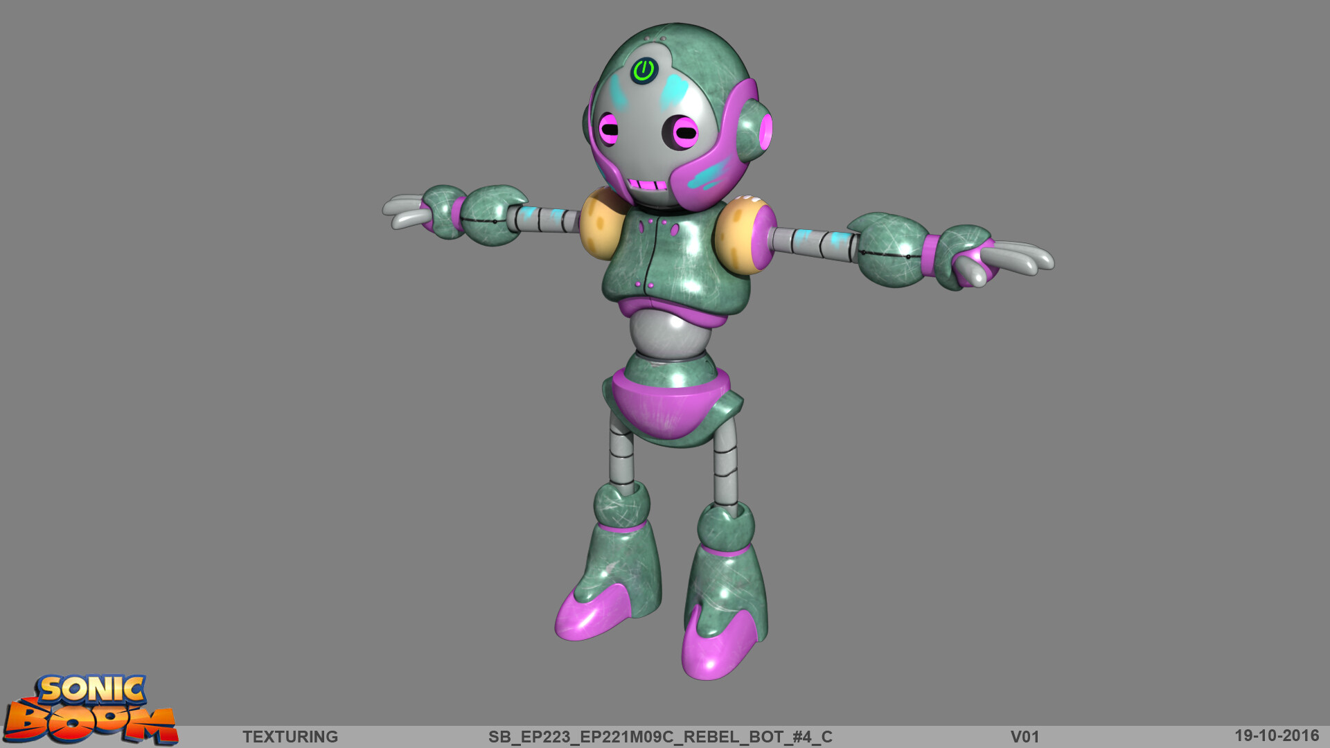 ArtStation - Sonic Boom Season 2 - Rebel Bot #4