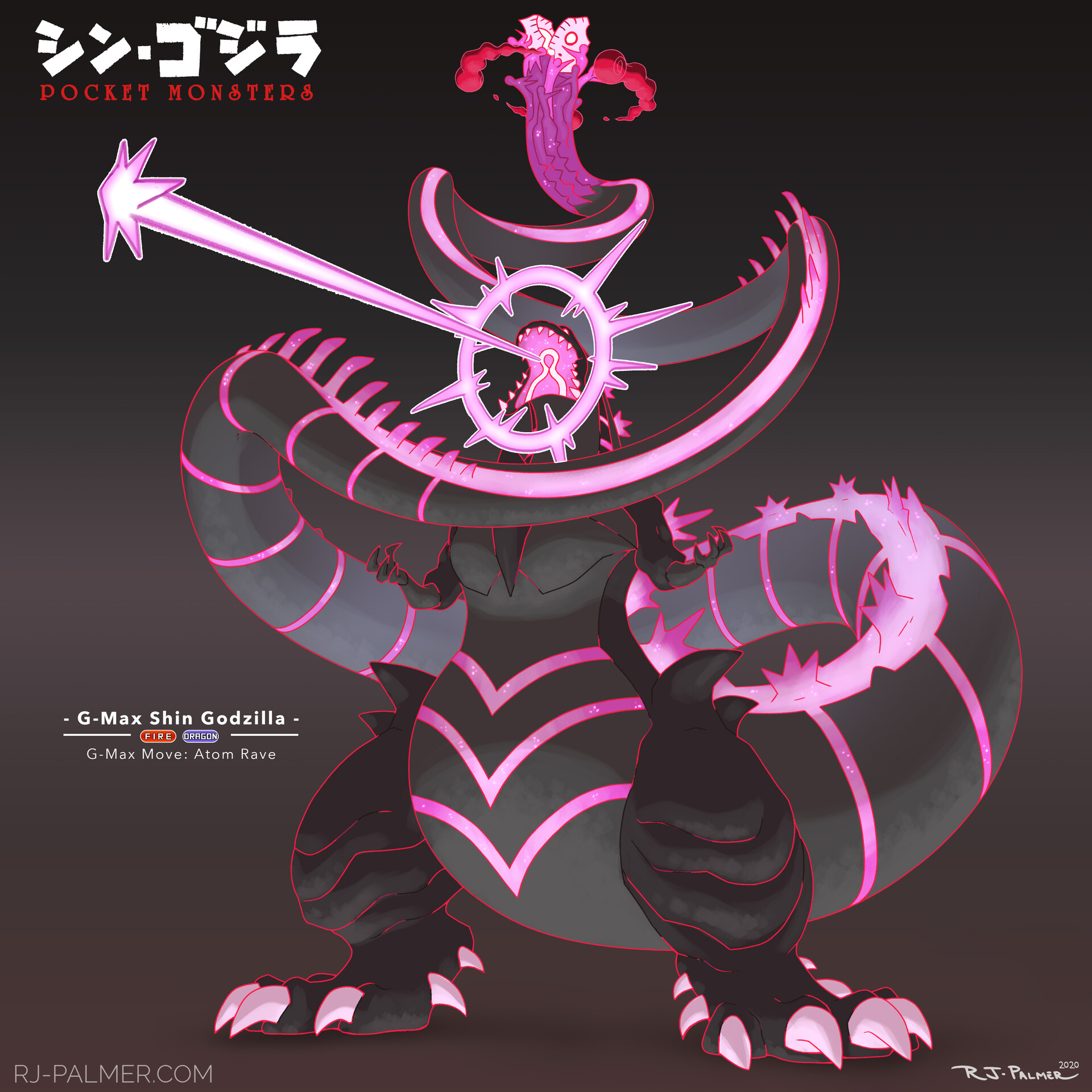 ArtStation - Pokemon x Shin Godzilla