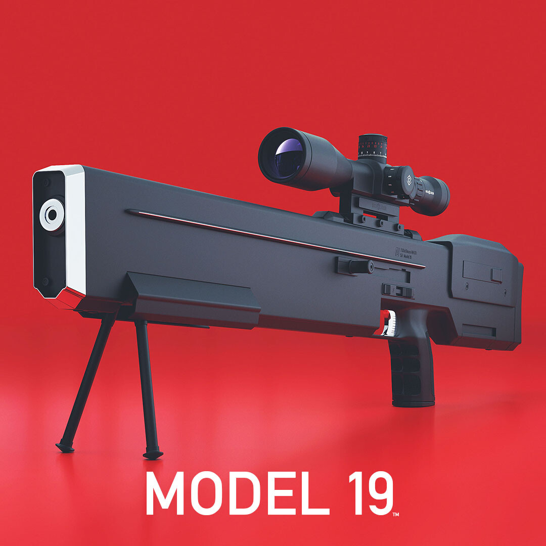 ArtStation - Sniper Rifle Model 19