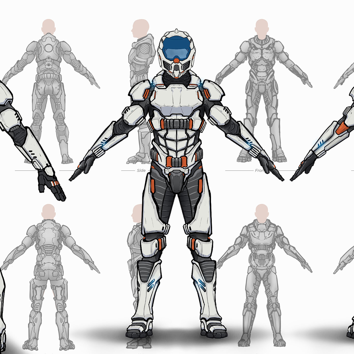 ArtStation - SF Armor Concepts 2018