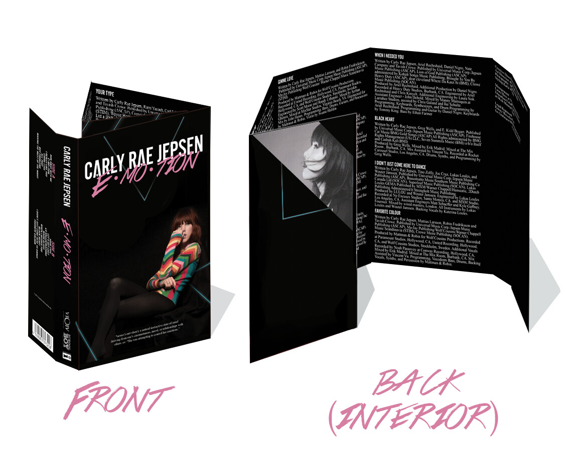 Artstation Carly Rae Jepsen E•mo•tion Cassette J Card