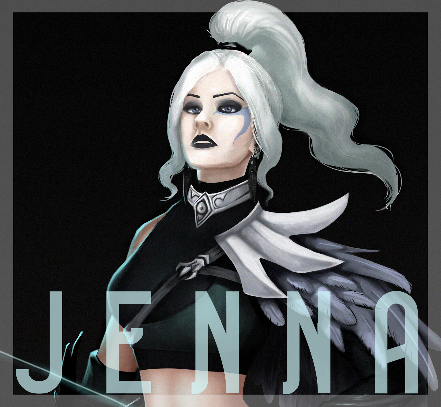 ArtStation - Jenna, Raven Archer