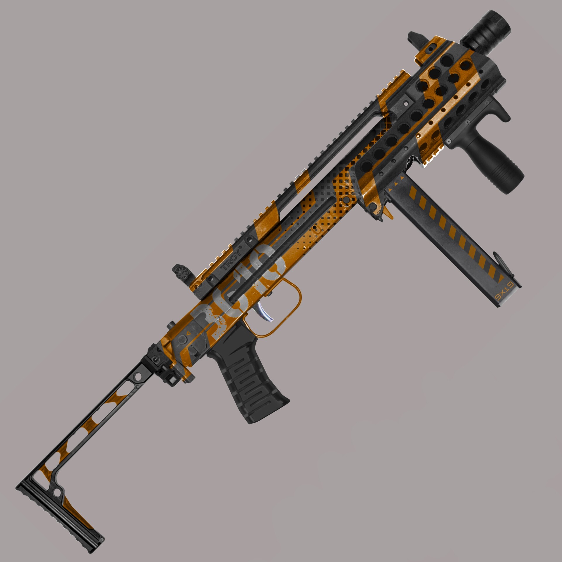 ArtStation - JMAC’s Sci-fi KP-44 SMG