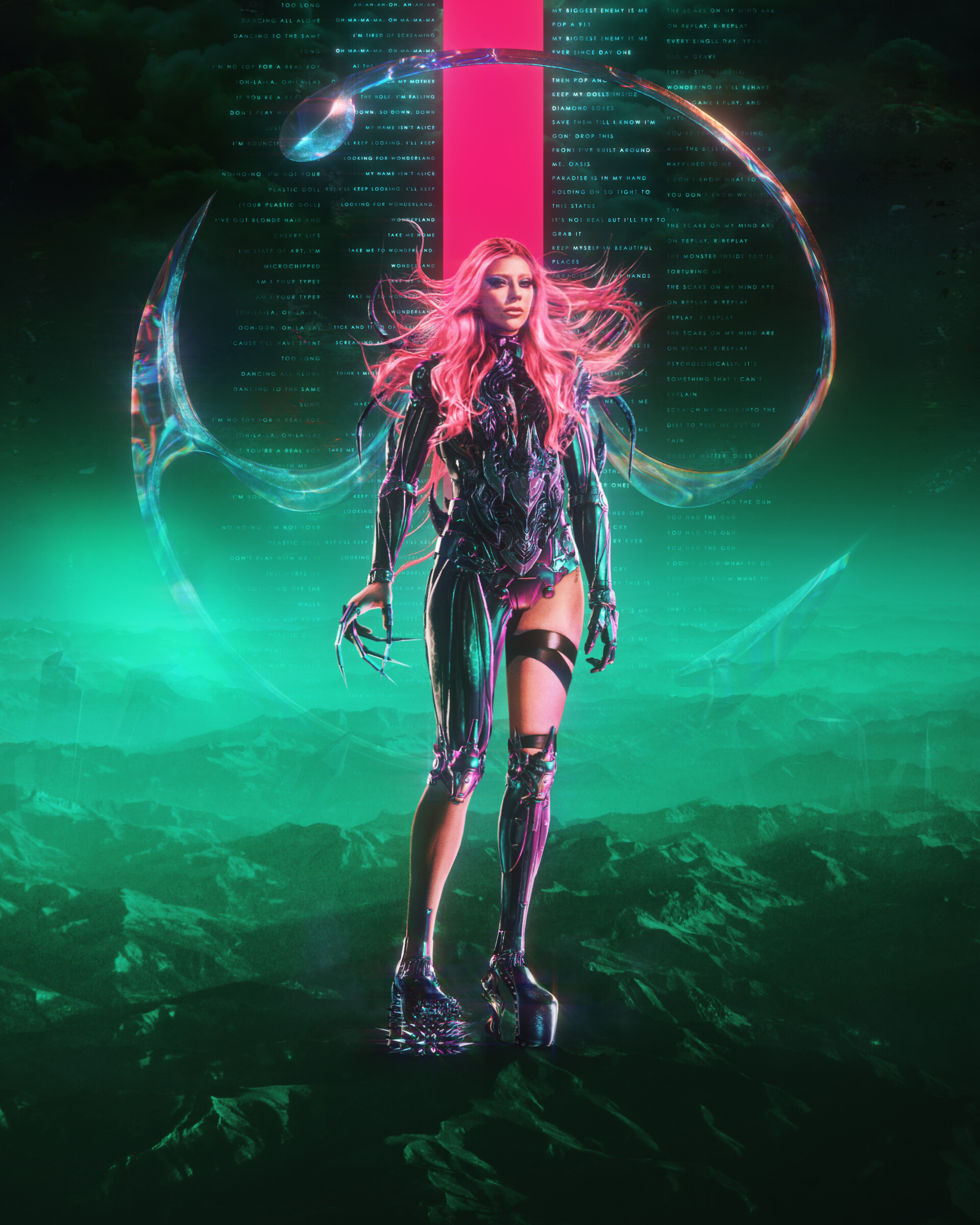 ArtStation - Lady Gaga - Chromatica VFX Breakdown