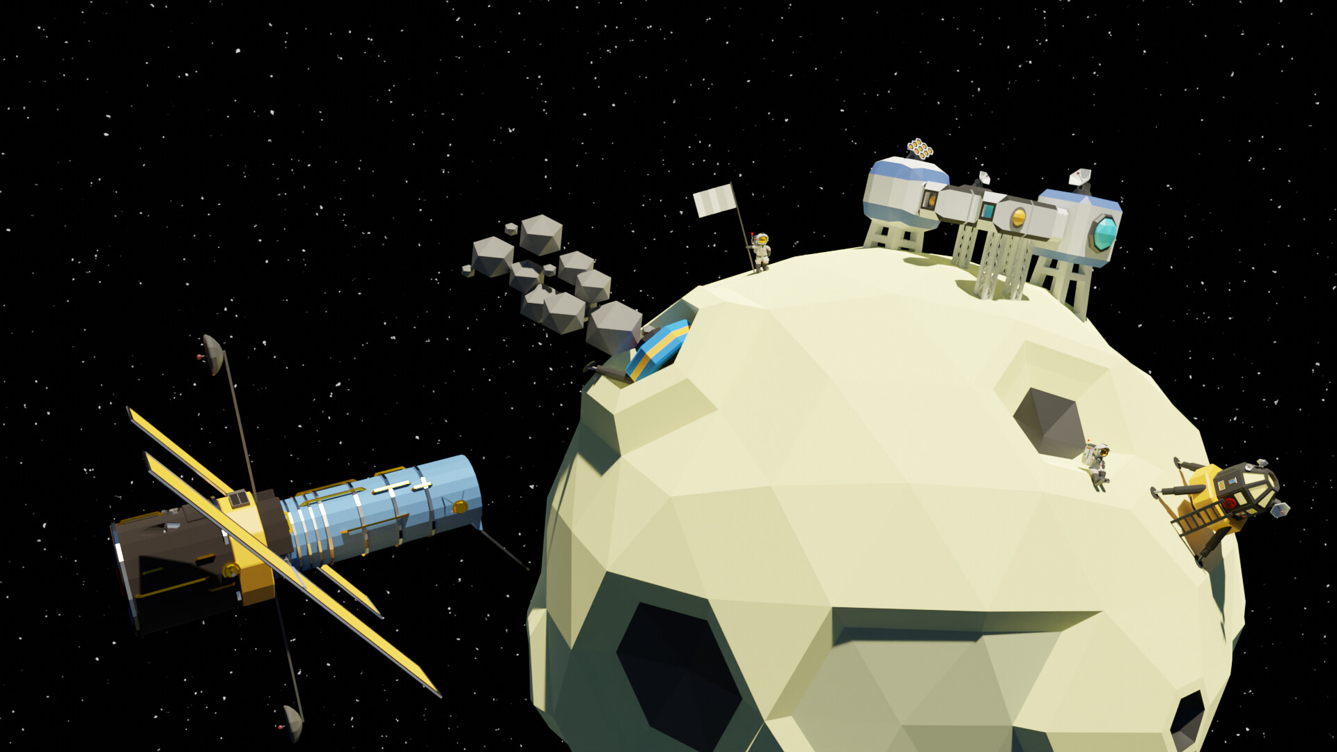 ArtStation - Low poly Moon