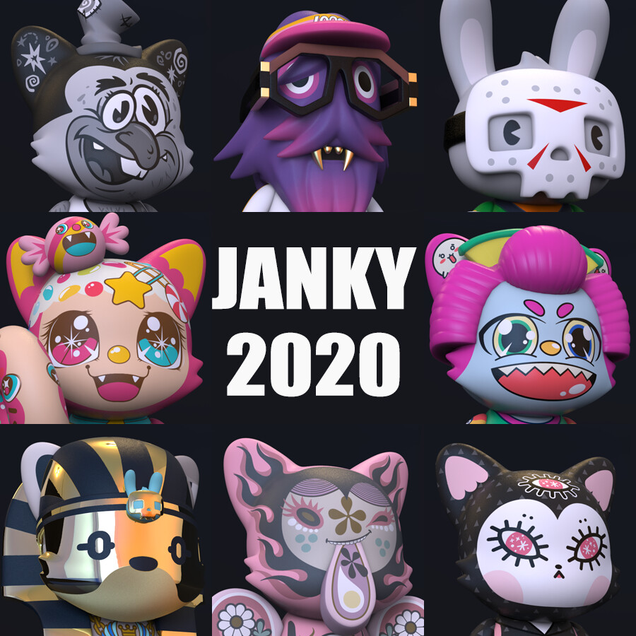 ArtStation - Janky Figures - 2020