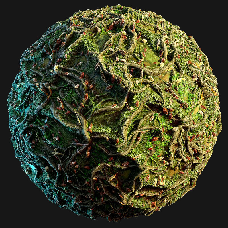 ArtStation - Forest Ground Roots