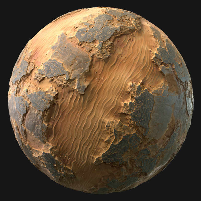 ArtStation - Desert Sandy Bedrock