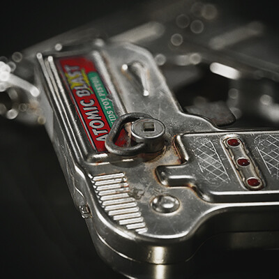 ArtStation - Tin Toy Pistol