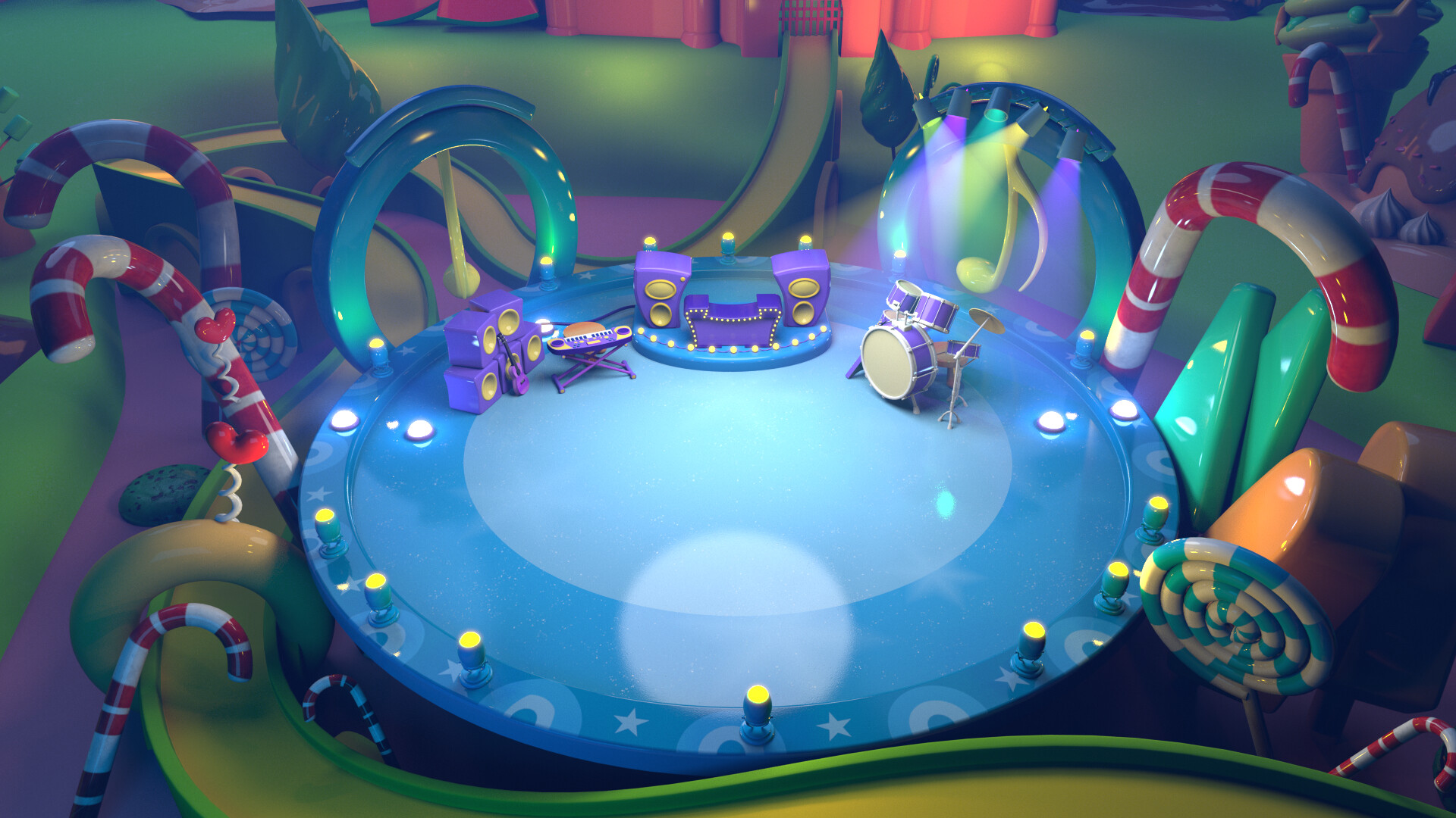 ArtStation - Stylized Stage