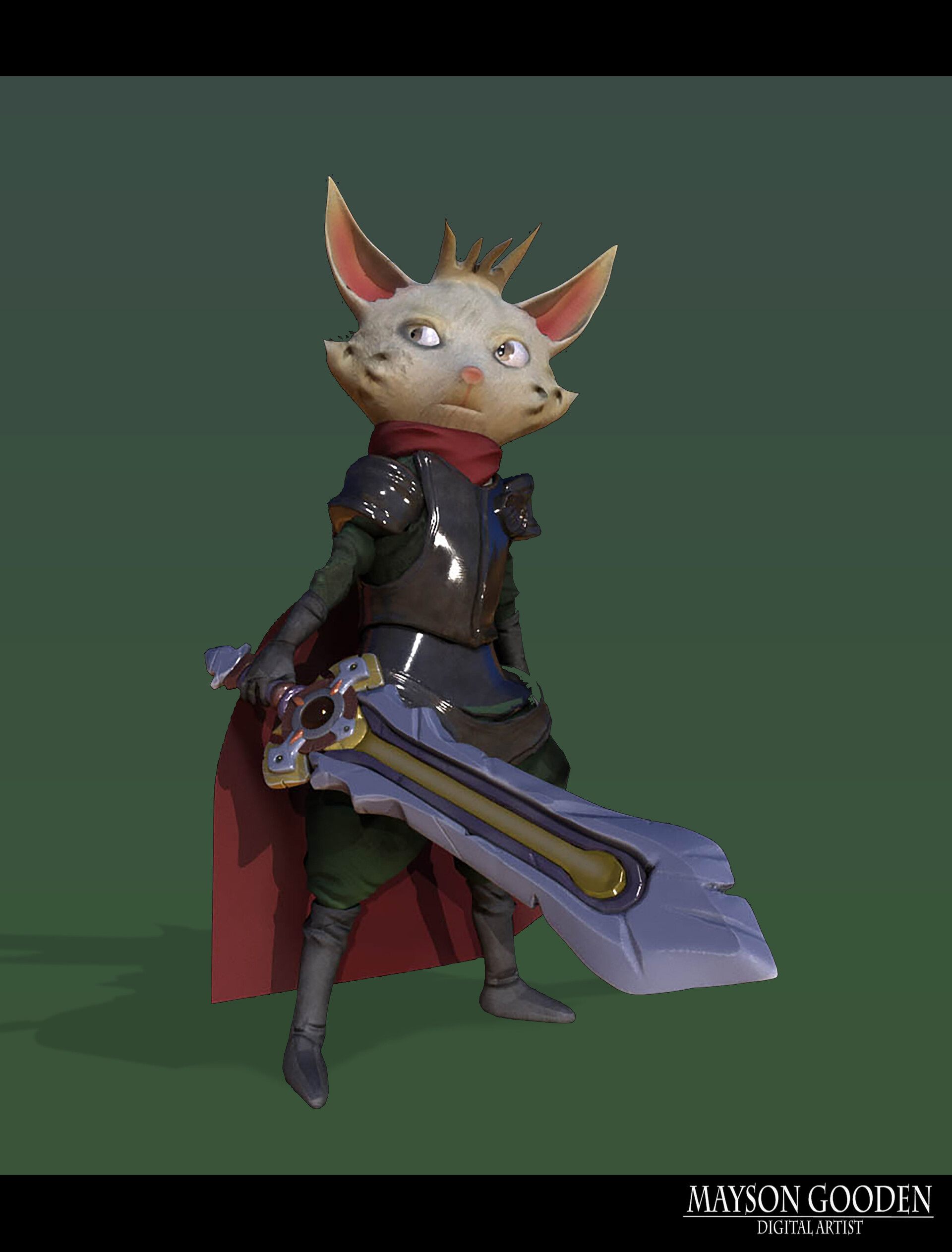 ArtStation - Fantasy Mouse Knight