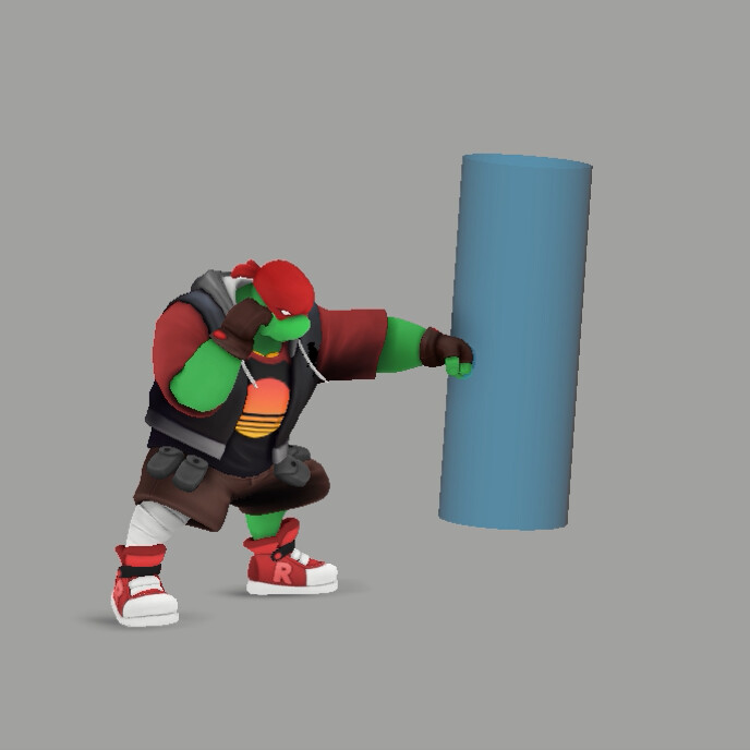 ArtStation - Ninja Turtle Training Loop (Animation)