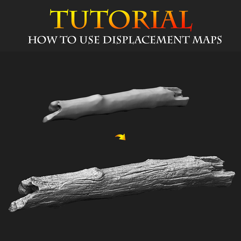 ArtStation - How to use Displacement Maps - Tutorial