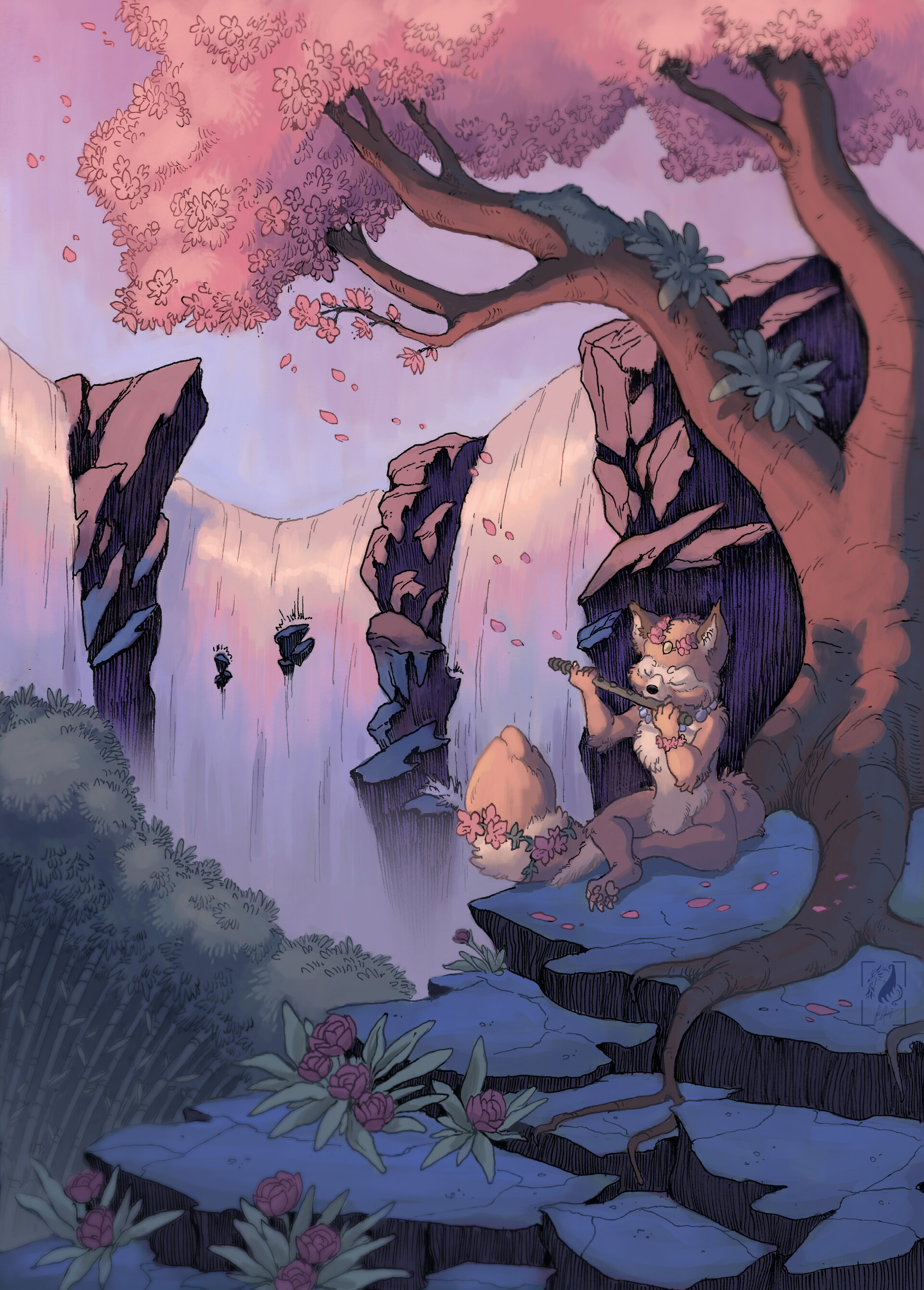 ArtStation - Waterfall song