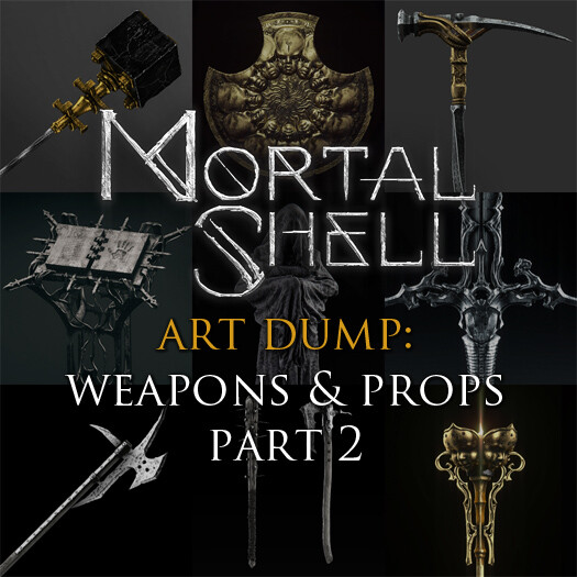 ArtStation - Mortal Shell Art-Dump: Props, Weapons - Part 2