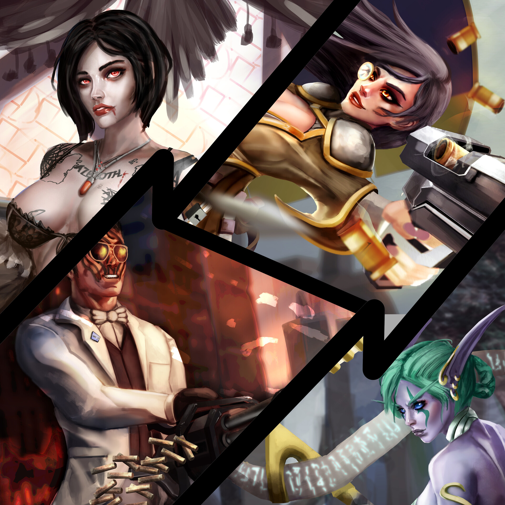 ArtStation - Commissions Set 1