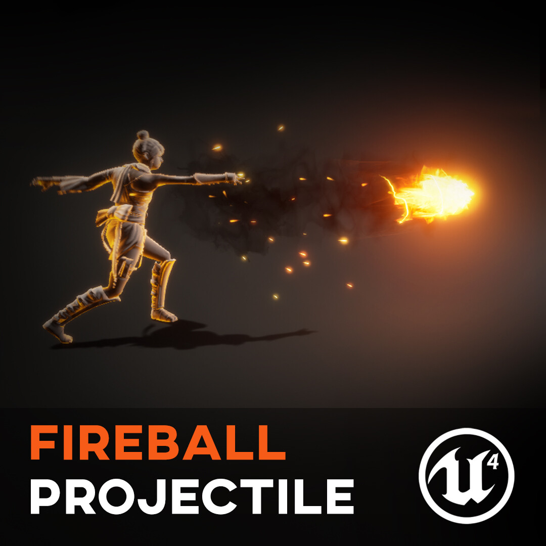 ArtStation - 「contracted」Fireball Projectile