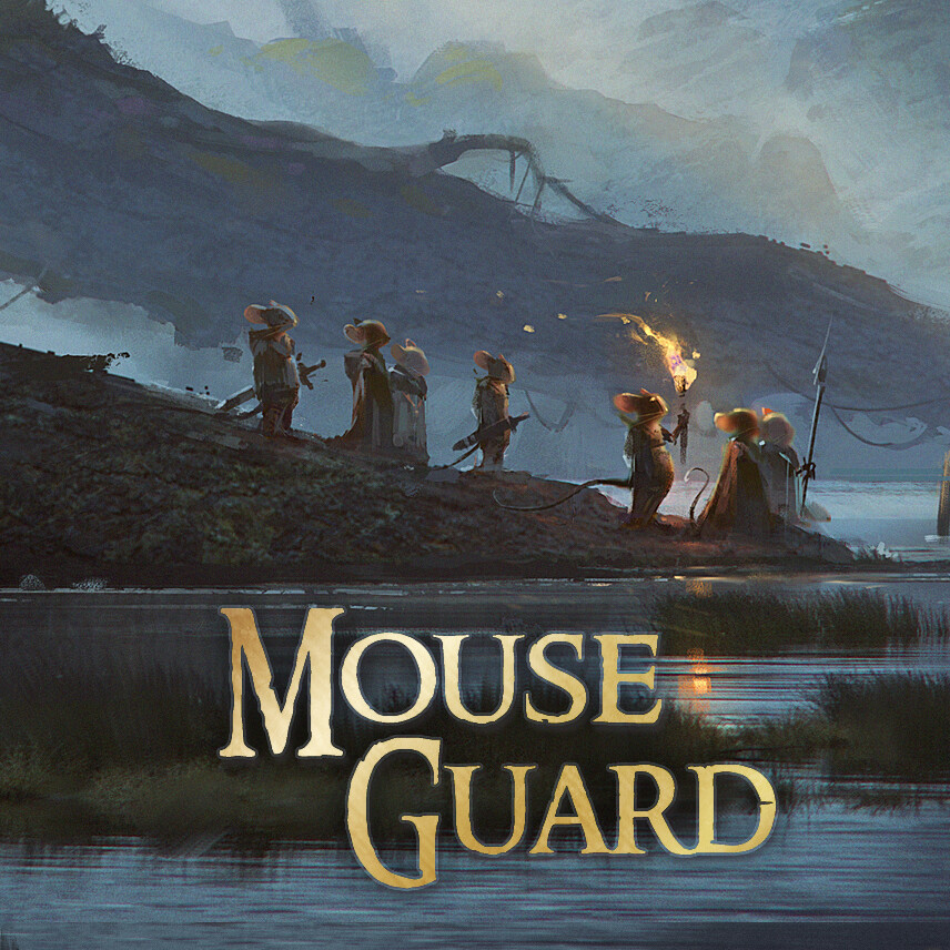 ArtStation - Mouse Guard - Lockhaven - Burial After The Battle
