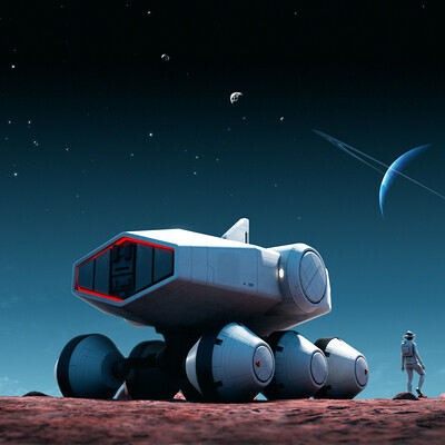 ArtStation - Exploration Rover Concept