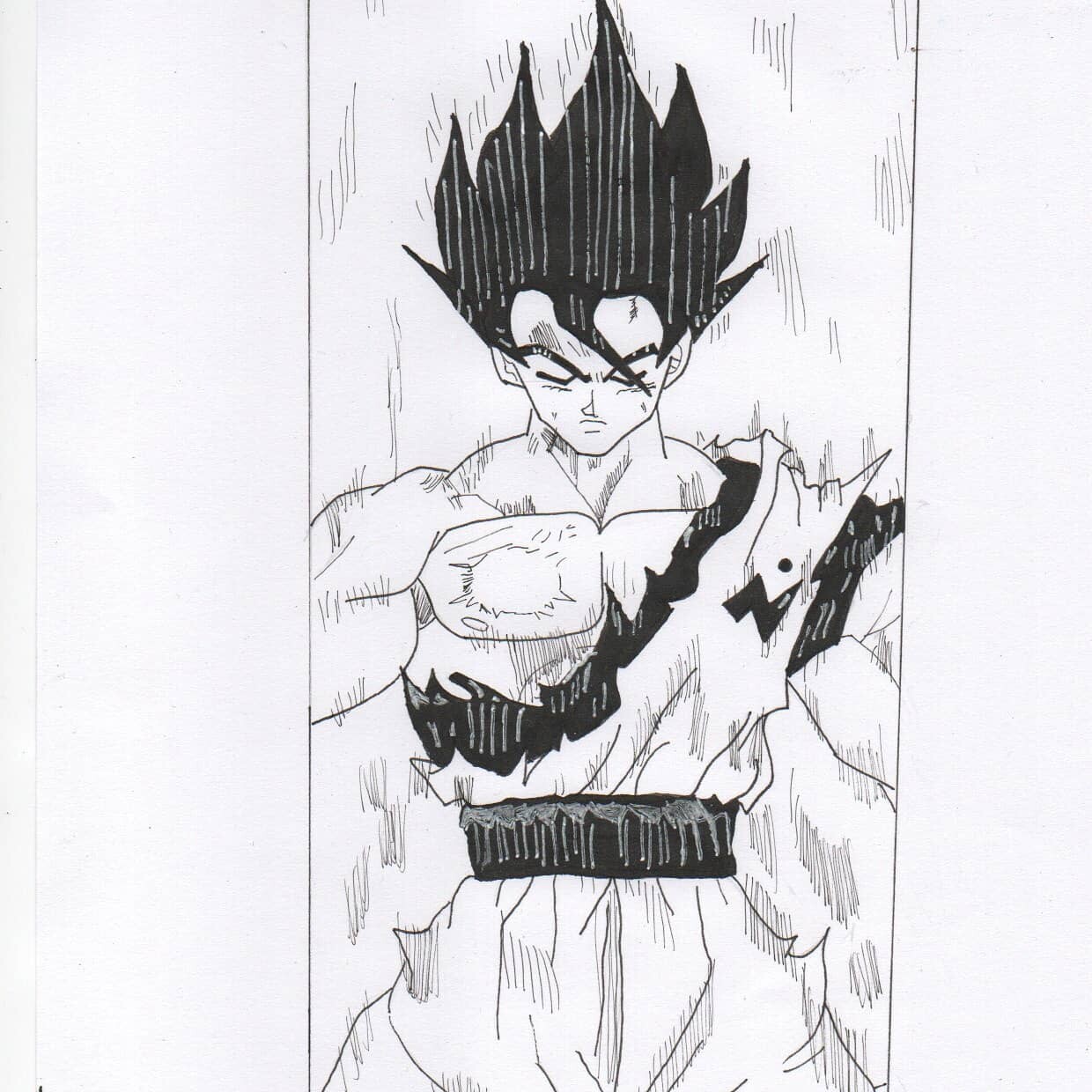 ArtStation - Goku turning perfected Ultra Instinct