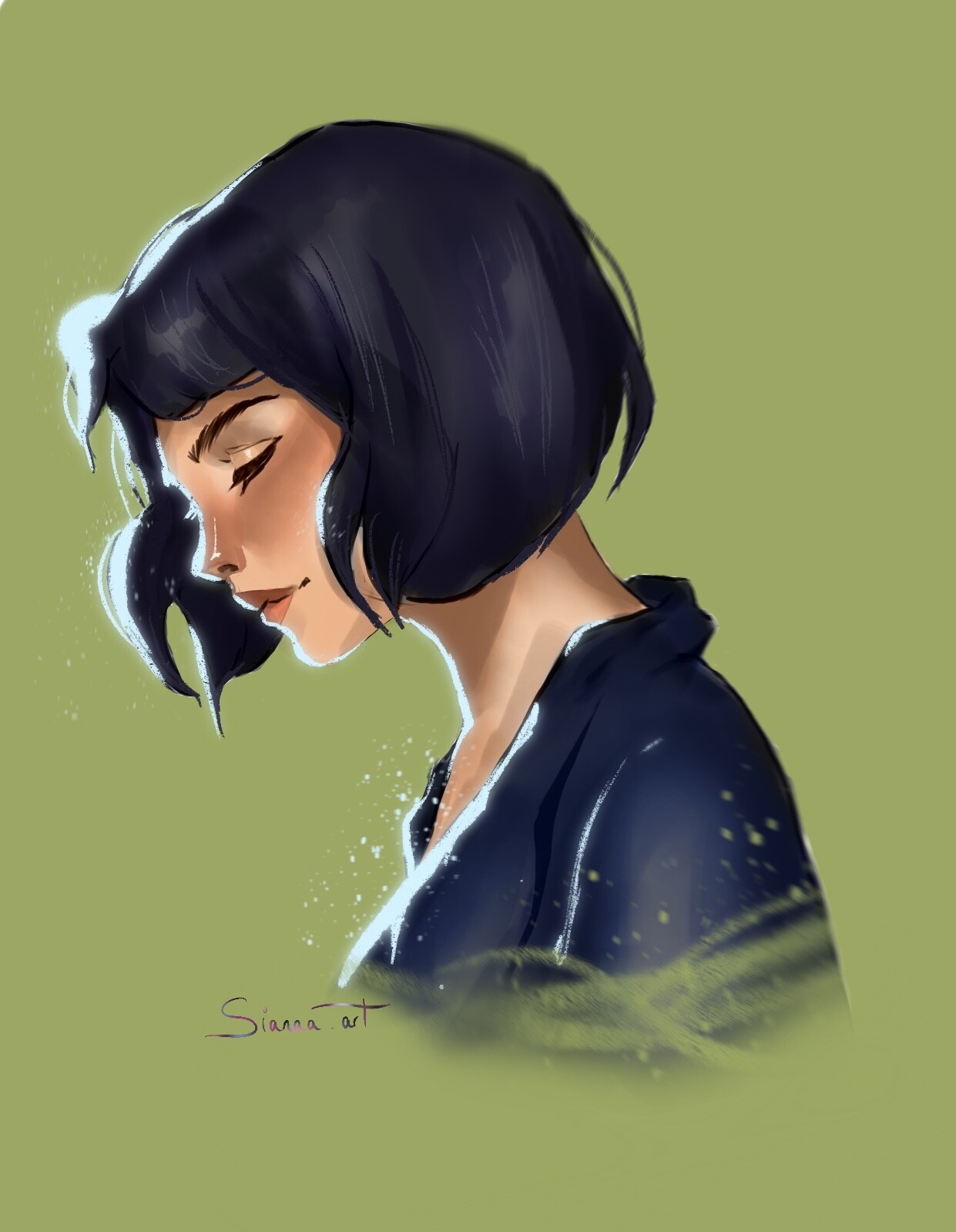 ArtStation - Green girl