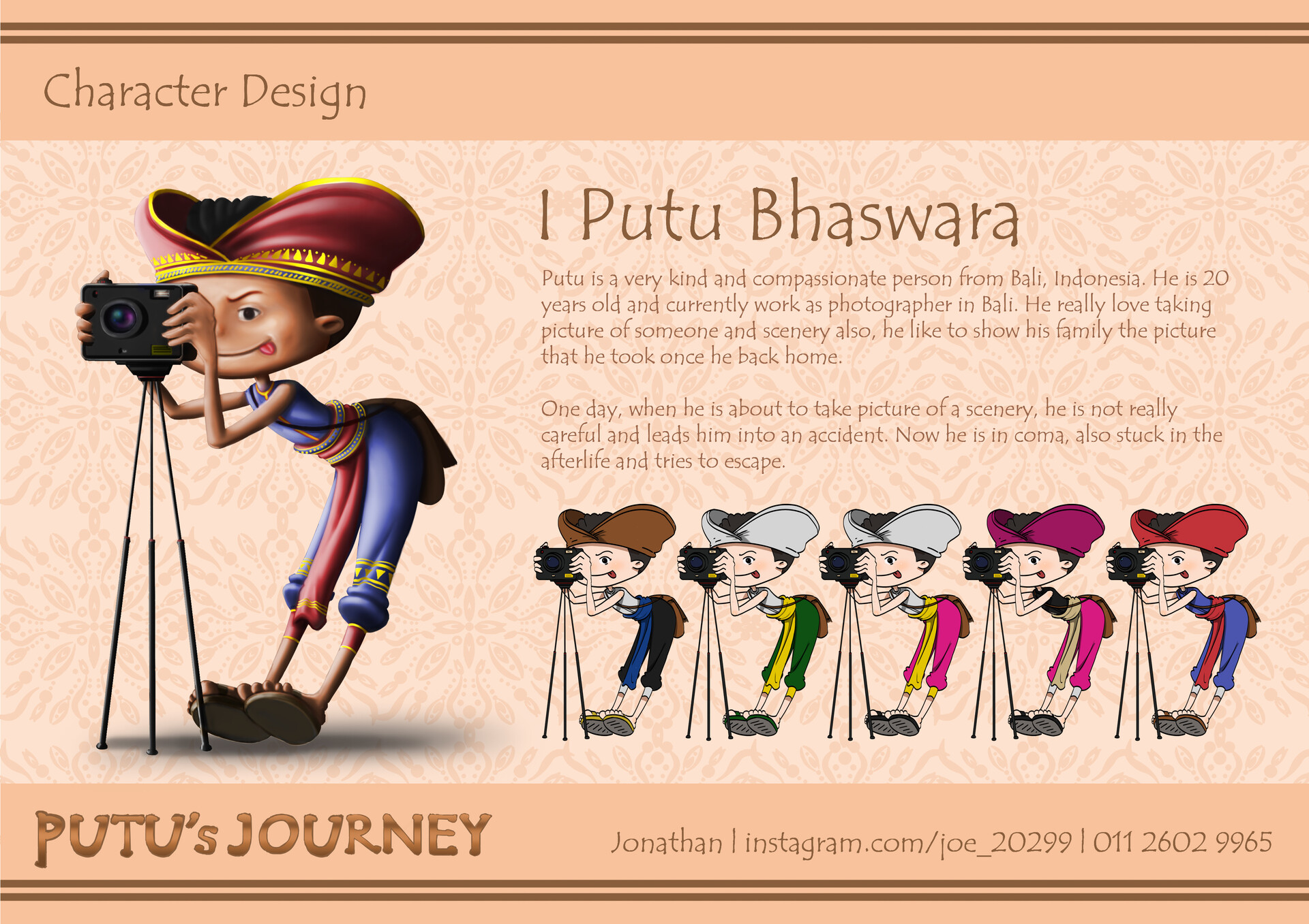 ArtStation - Putu's Journey - Character