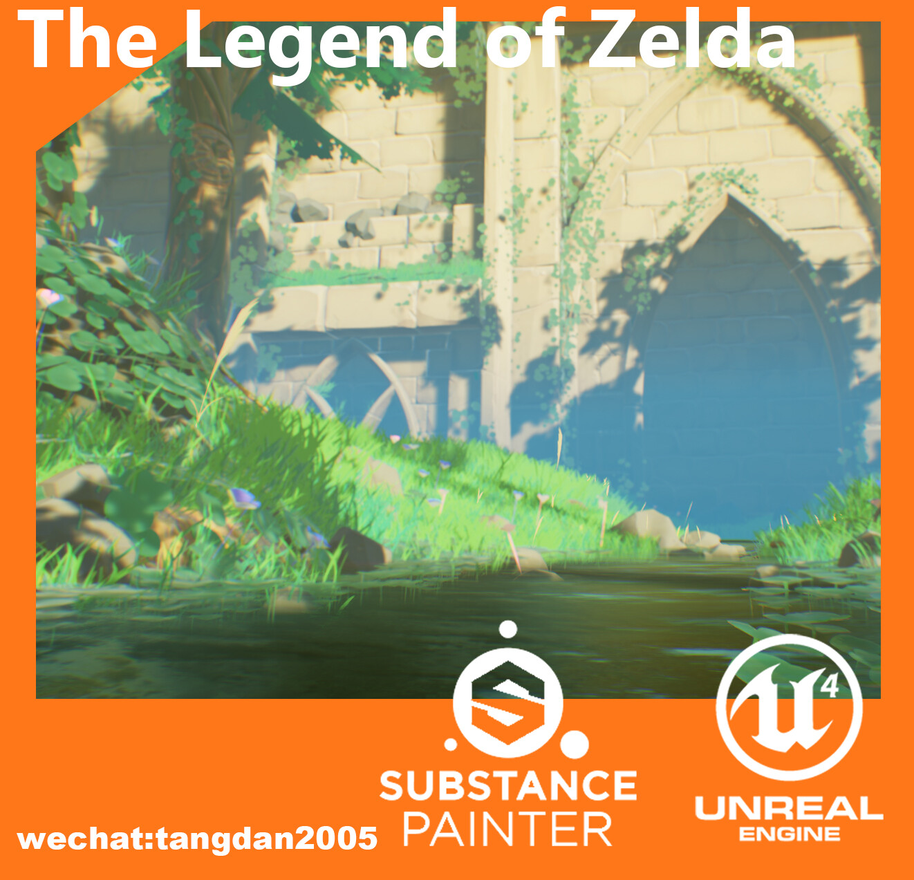 ArtStation - stylized environment The Legend of Zelda IN unreal engine 4