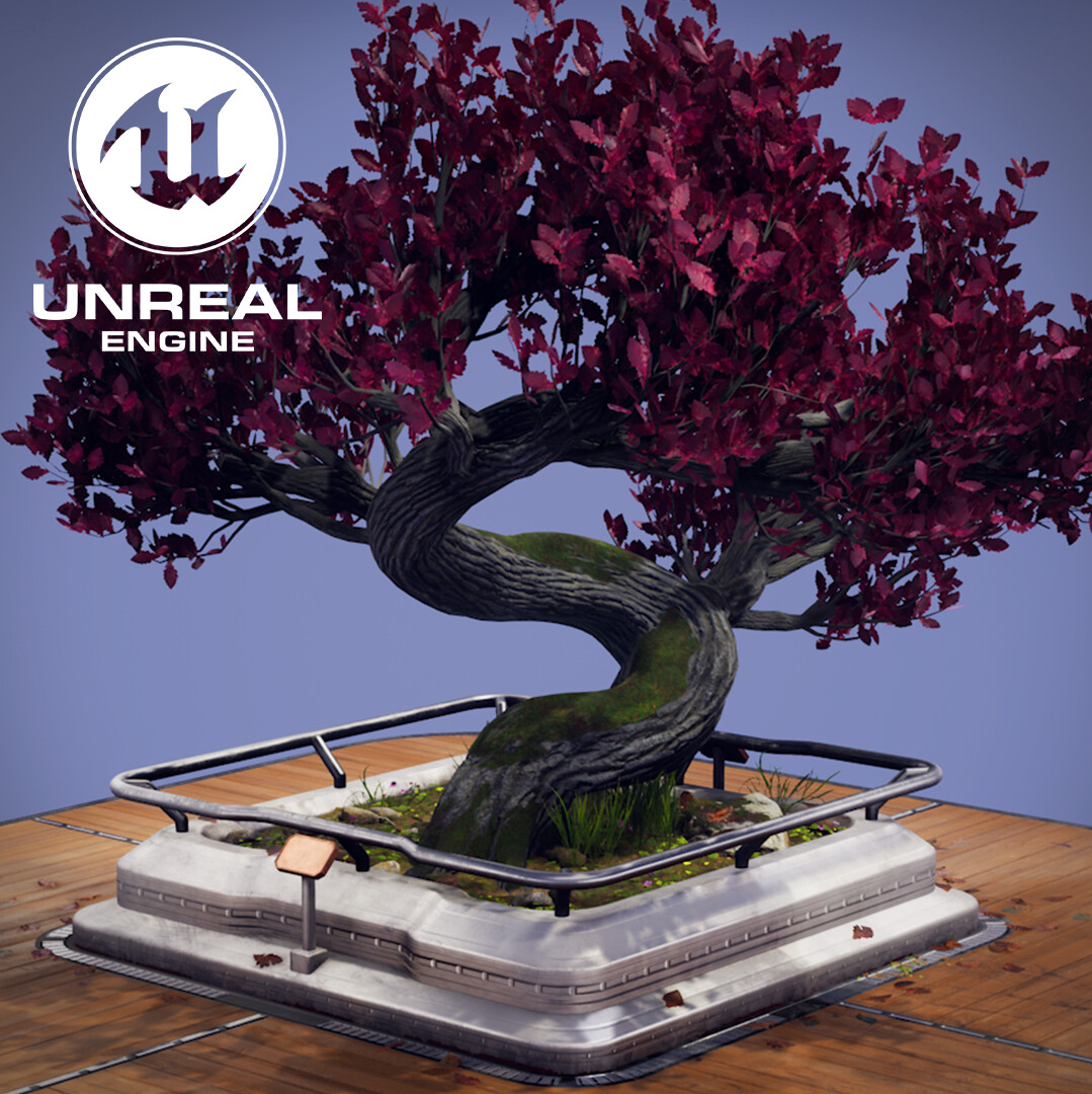 ArtStation - Sci-fi Tree Diorama