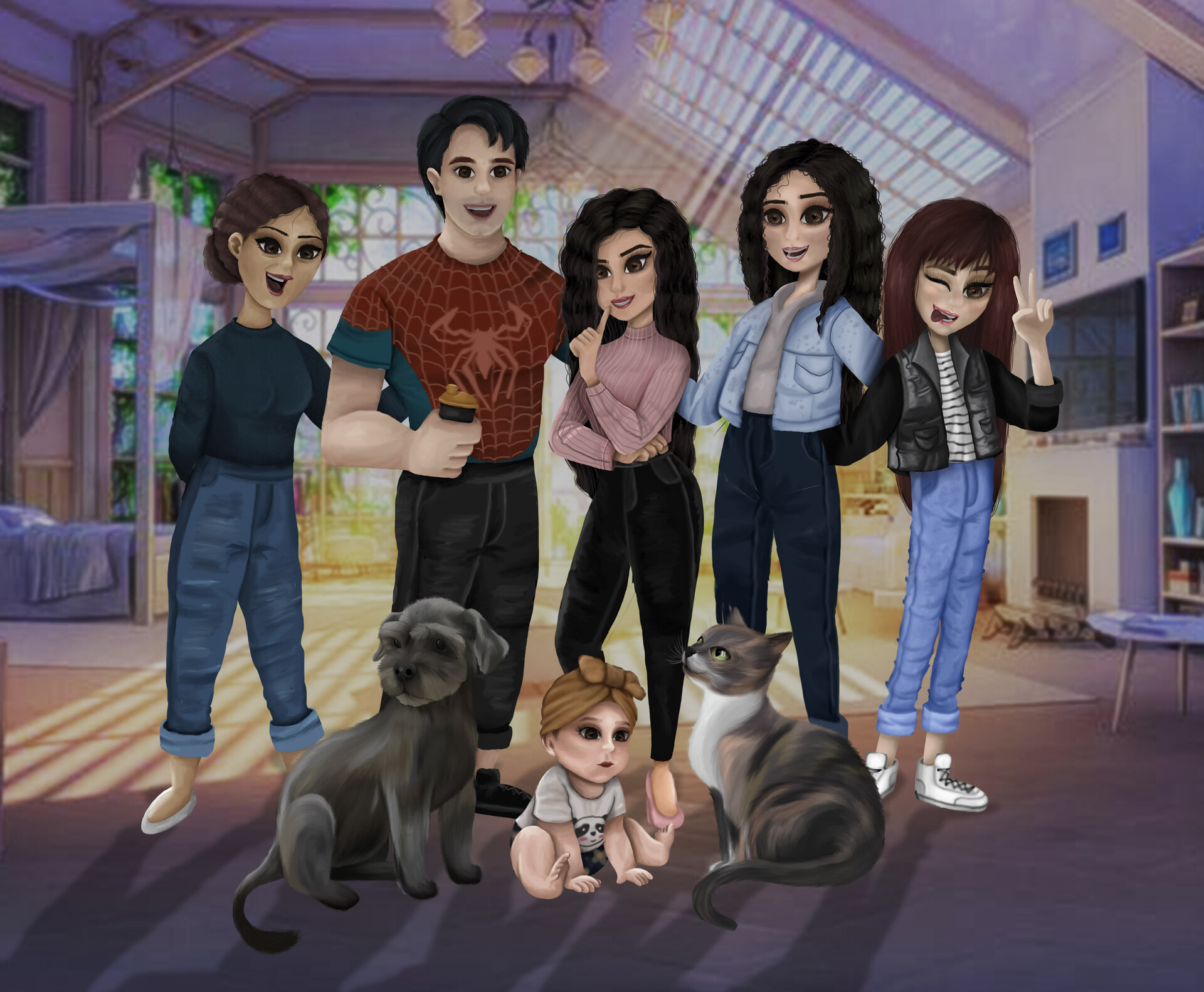 ArtStation - Digital Illustrations 2D (Family)