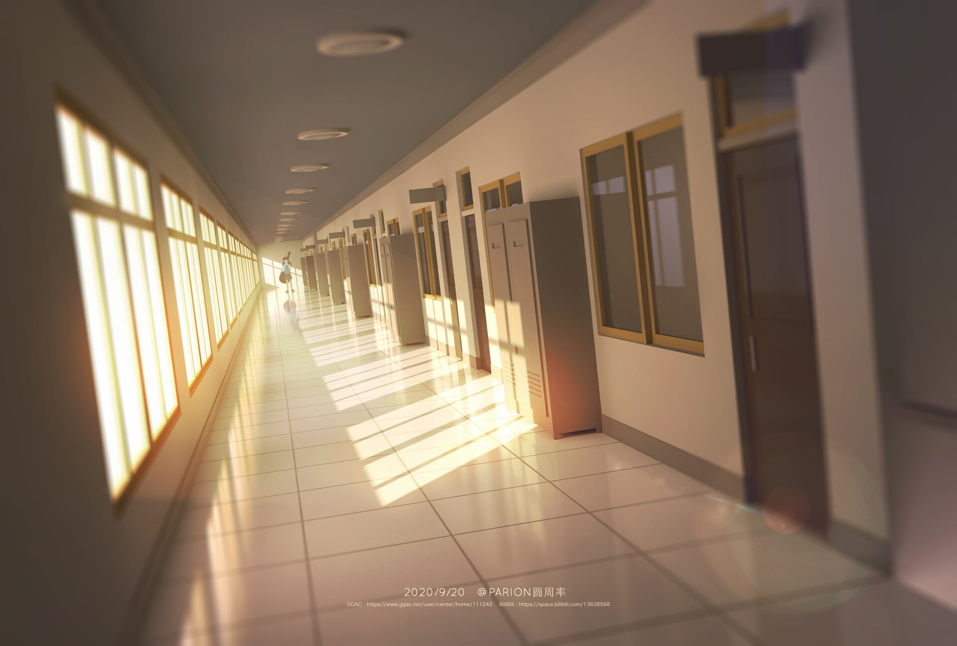 ArtStation - “Endless” corridor