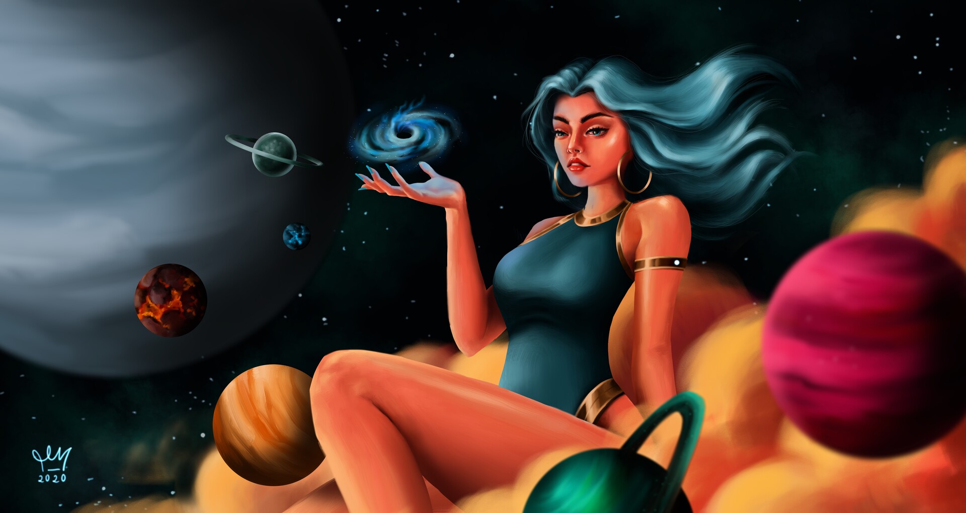 ArtStation - Celestial Goddess