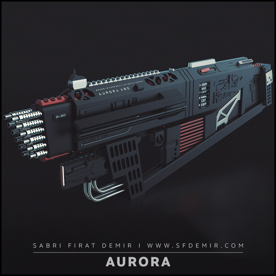 ArtStation - Aurora A90 Oxygen Gun