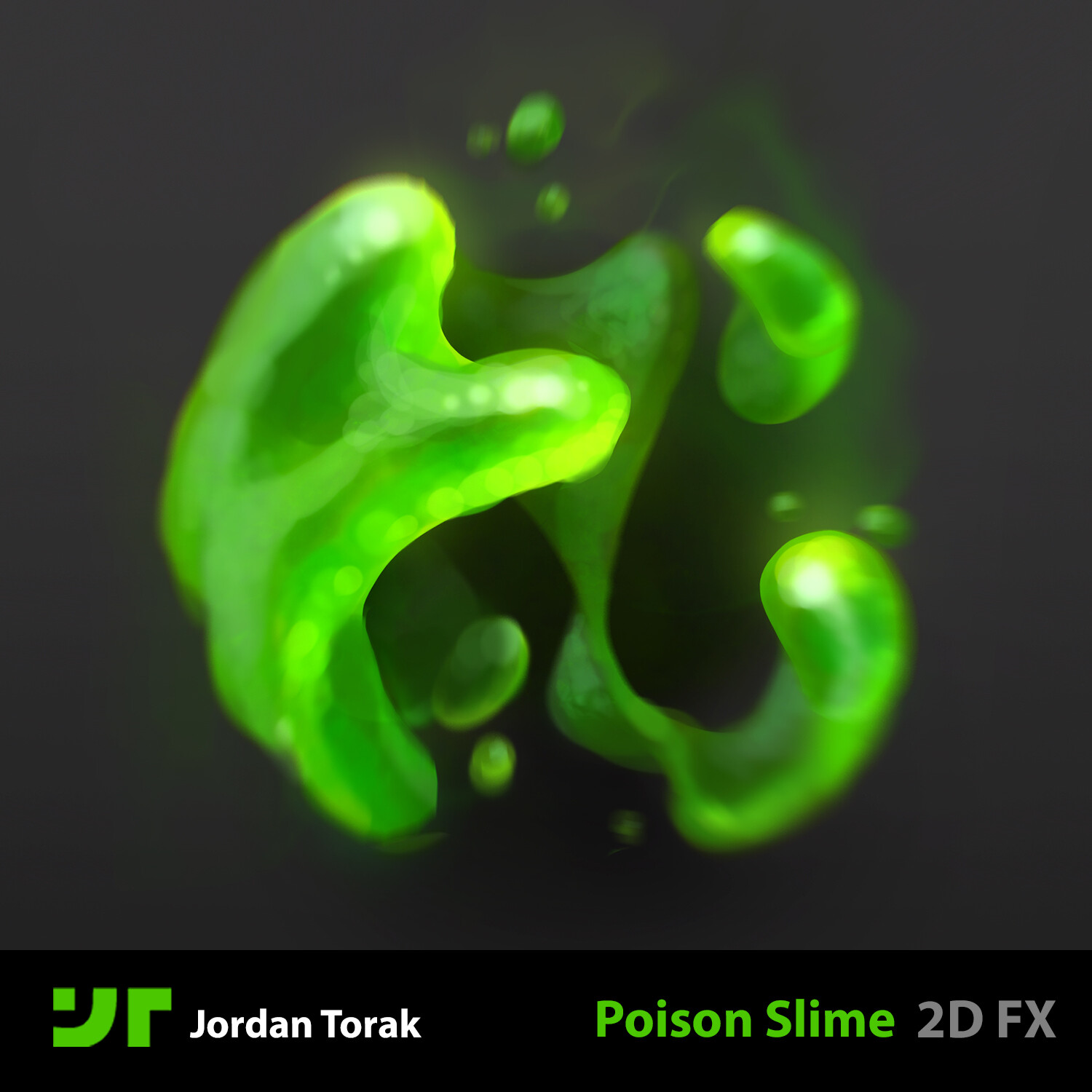ArtStation - Poison Slime FX (concept)