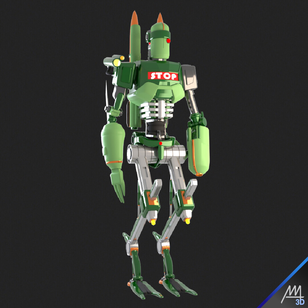 ArtStation - Military Bot