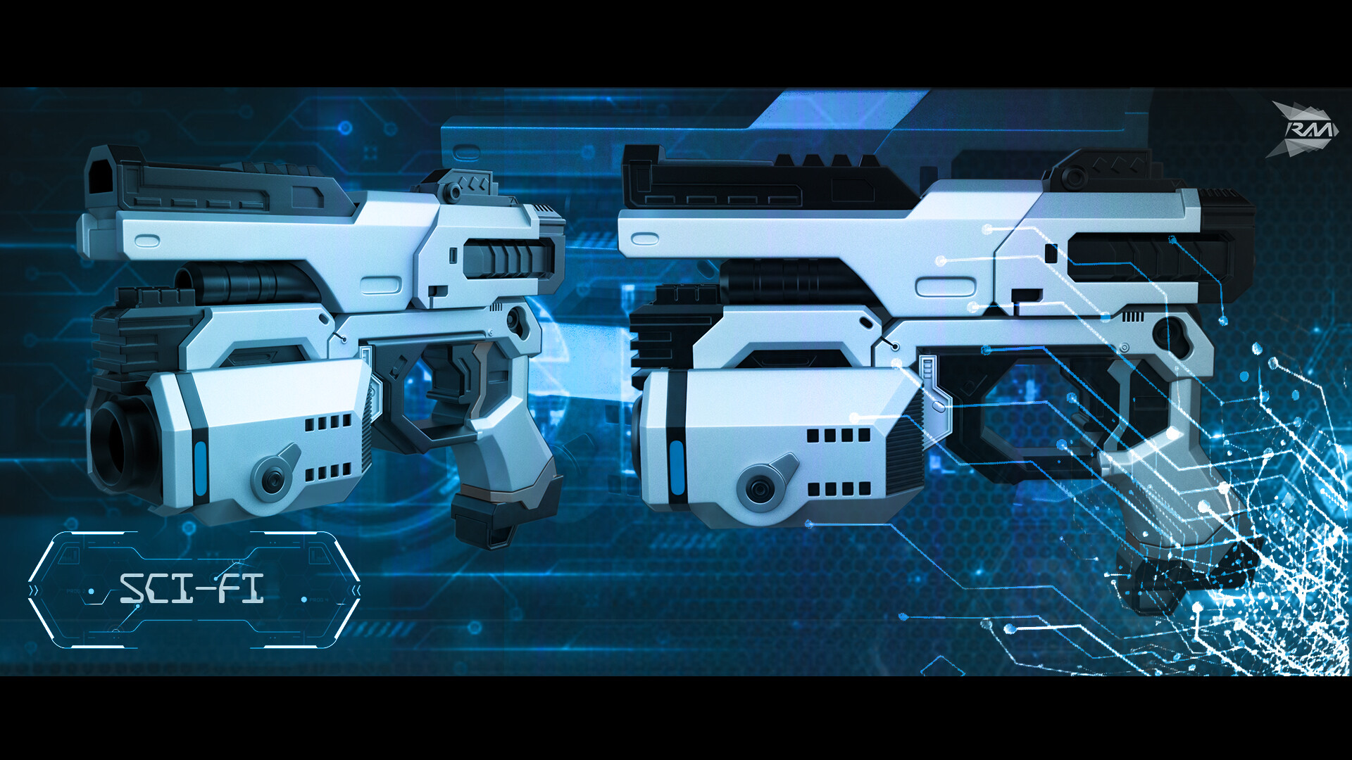 ArtStation - Sci-fi weapon