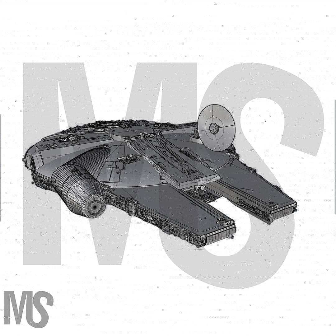 ArtStation - Millennium Falcon