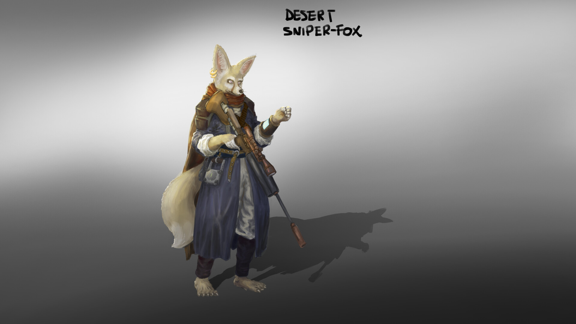 ArtStation - Desert Sniperfox