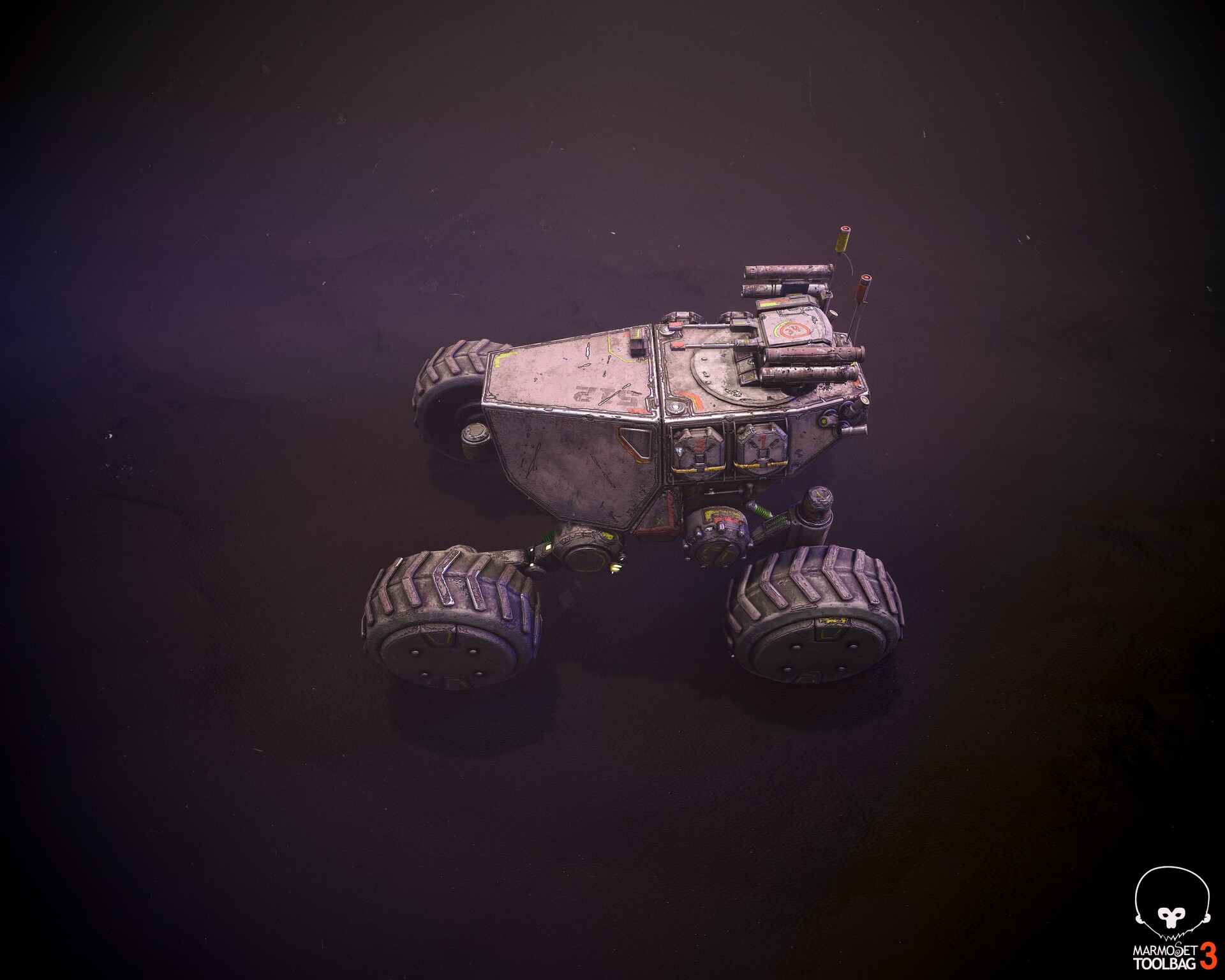 ArtStation - Armored mars rover